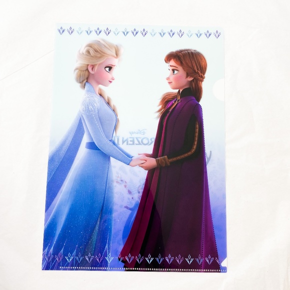 Disney | Office | Disney Frozen Ii Anna Elsa Clear File Folder | Poshmark